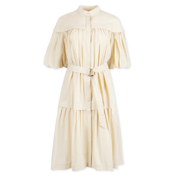 Junees | Dresses | Junees Magnetic Puff Sleeve Tiered Waisted Dress ...